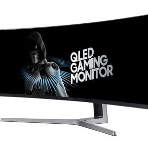 Monitor Curvo Gaming QLED de 49"con Pantalla Súper Ultra Ancha Santa ...